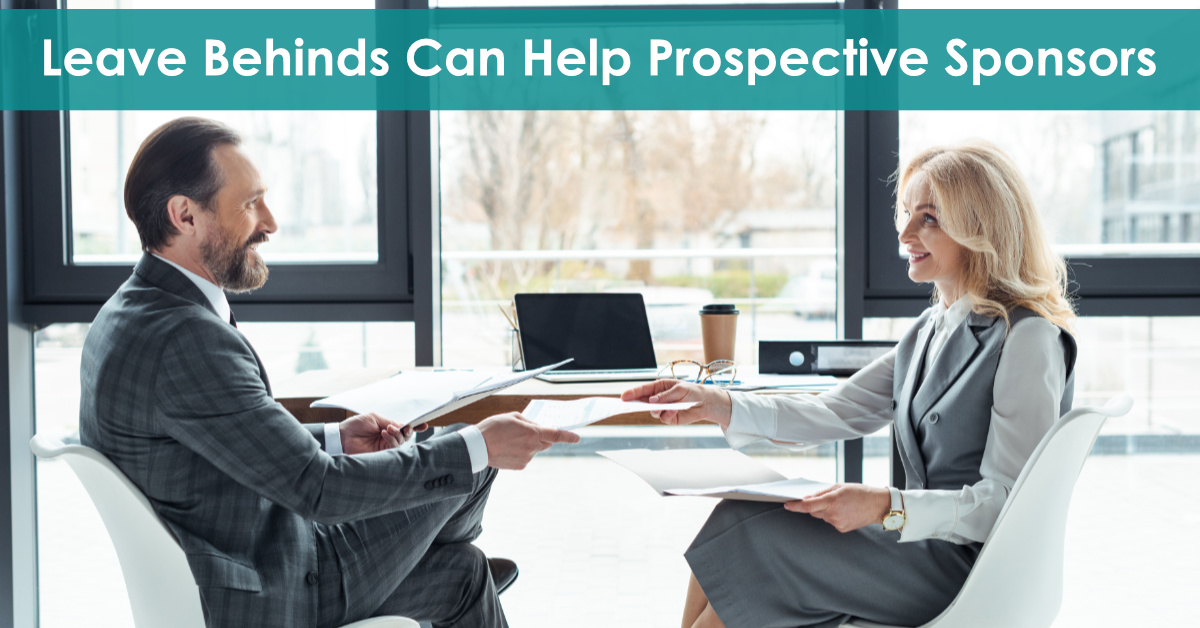 Leave Behinds Can Help Prospective Sponsors - Raise a Dream Training ...
